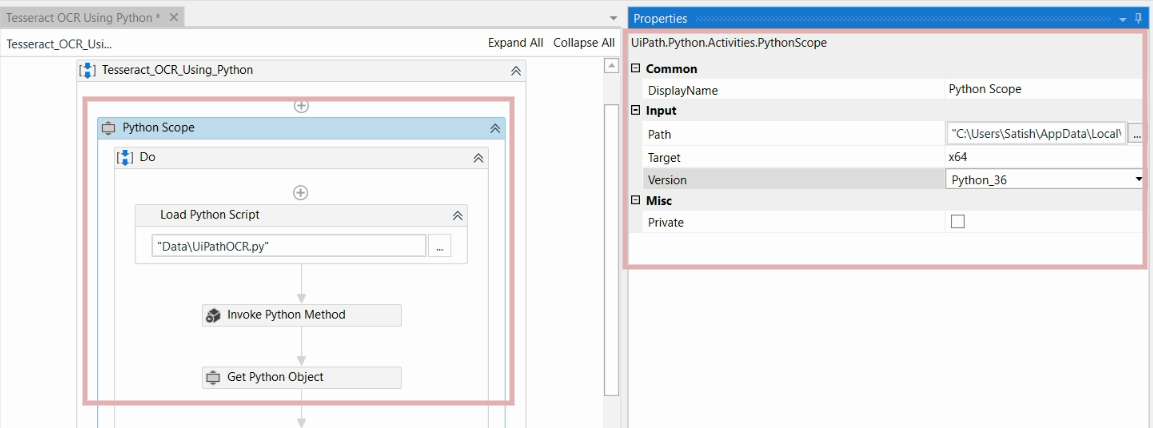 Extract data from PDF file using UiPath and Python - RPABOTS.WORLD